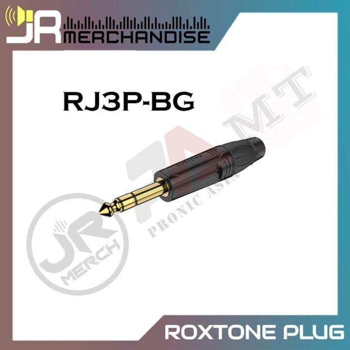 Roxtone 6.3mm Stereo PL55 Plug (RJ3P-BG) | Lazada PH
