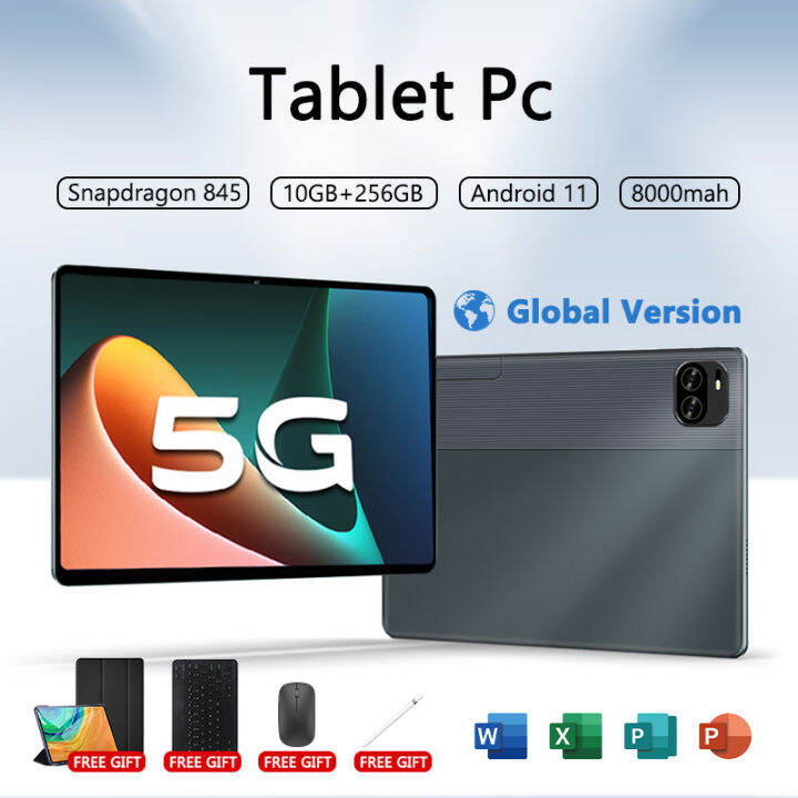 [2023 new] Snapdragon 845 Tablet Android 11Tablet supports 5GWiFi 12RAM ...