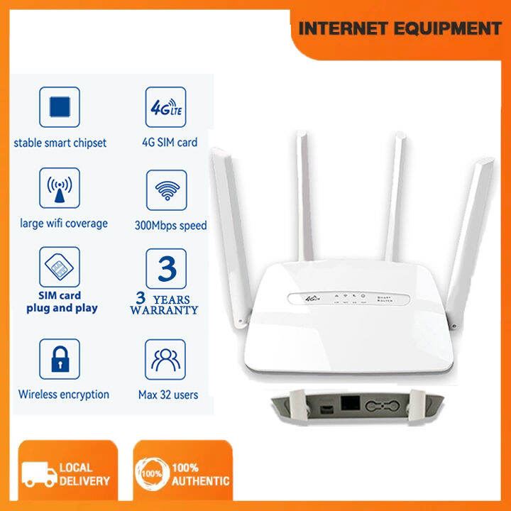 wifi Router 4G 300Mbps Home Fiber optics Wireless Router Enhanced ...