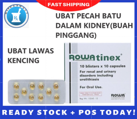 ROWATINEX CAPSULES 10'S (LAWAS KENCING / UBAT PECAH BATU KARANG ) | Lazada
