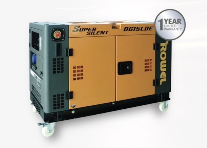 ROWEL 🚚 เครื่องปั่นไฟ รุ่น DG15LDE/T 12000วัตต์ 380V 20แรงม้า (กุญแจ ...