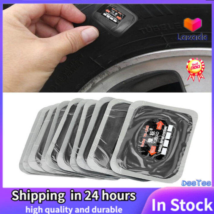 【Big Promotion】10Pcs 80*120mm Car Natural Rubber Tire Tyre Puncture ...