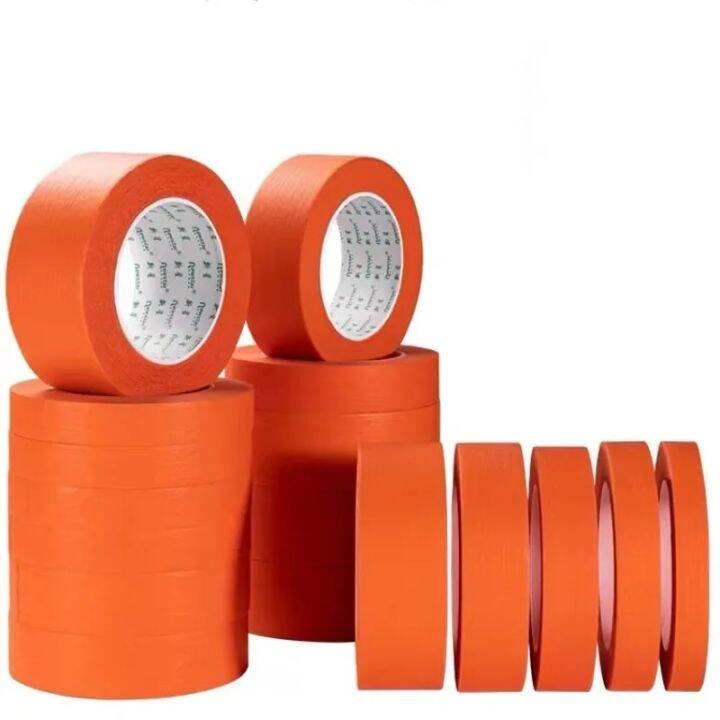 1 Roll Orange Textured Paper Tape for Art Painting Painting Automotive ...