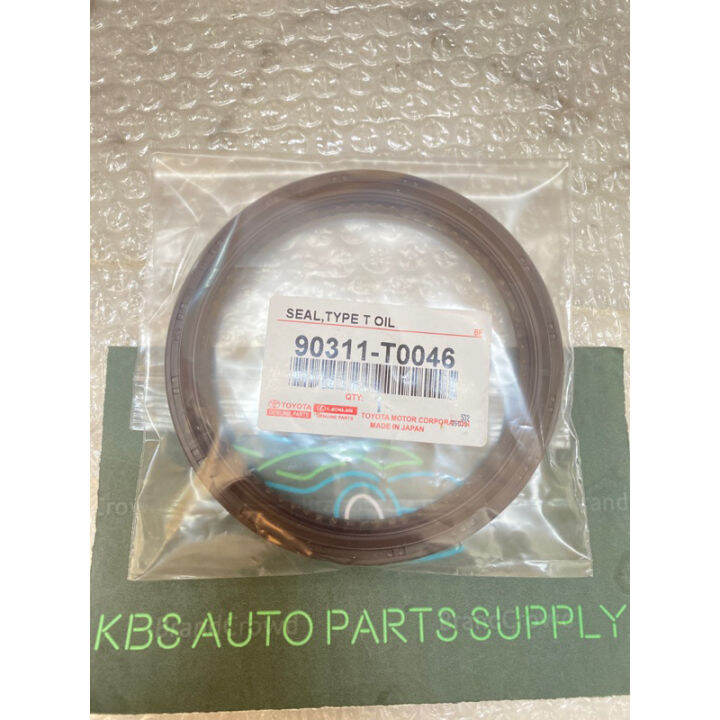 90311-T0046 FLY WHEEL OIL SEAL TOYOTA HIACE HILUX KUN25 2.5 (06 ...