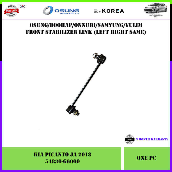 Kia Picanto JA 2018 Front Stabilizer Link 1pc (LH RH Same 54830-G6000) | Lazada