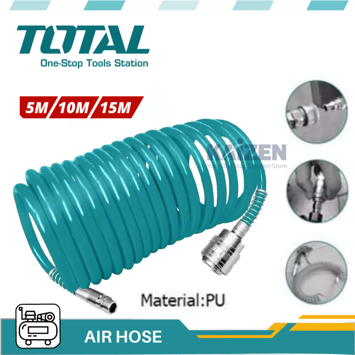 TOTAL 5M (THT11051-3) / 10M (THT11101-3) / 15M (THT11151-3) Air Hose ...
