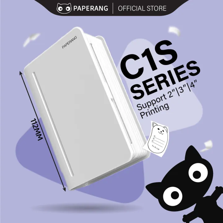 Paperang C1S Thermal Mini Printer Wireless Label Portable Printer ...