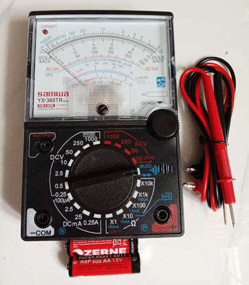 Đồng hồ đo kim vạn năng YX-360TR VOM kèm pin , loa báo thông mạch ...