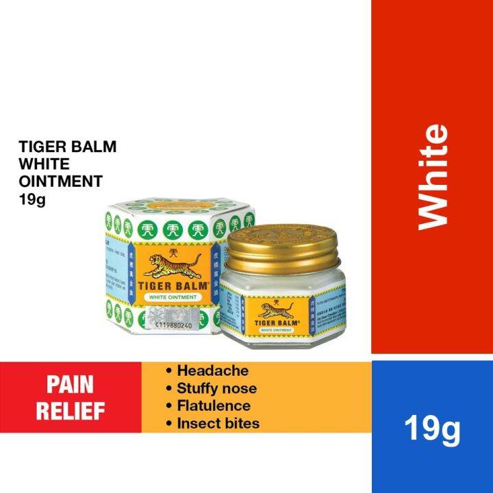 Tiger Balm White Ointment 19g Exp: 02/2026 | Lazada