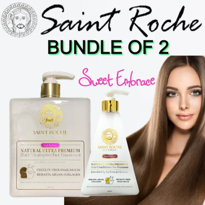 Saint Roche Hooman Shampoo 538ml & Conditioner 198ml SWEET EMBRACE ...