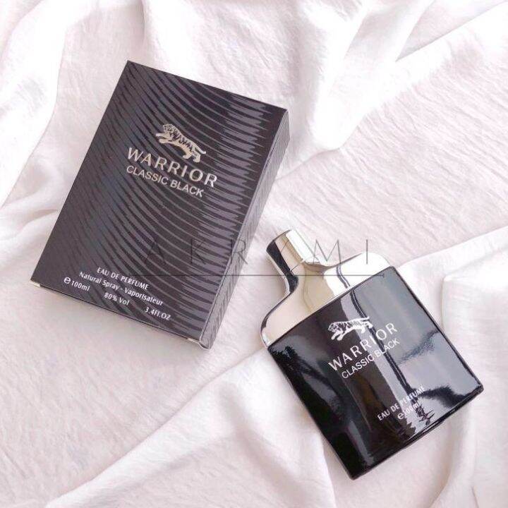 PERFUME WARRIOR CLASSIC BLACK 100ML FOR MEN PERFUMEsAb | Lazada PH