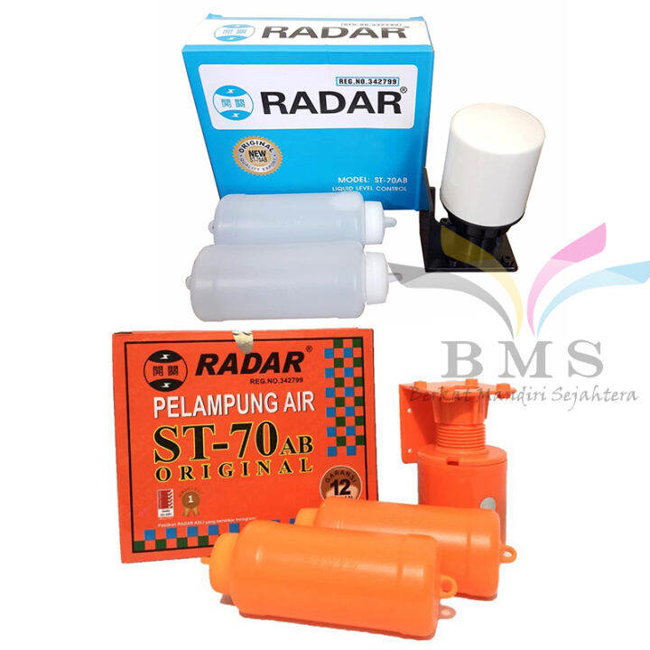 BMS - Radar ST-70 AB ORIGINAL / Radar Orange Biru Pelampung Air Otomatis / Water Level Toren ...