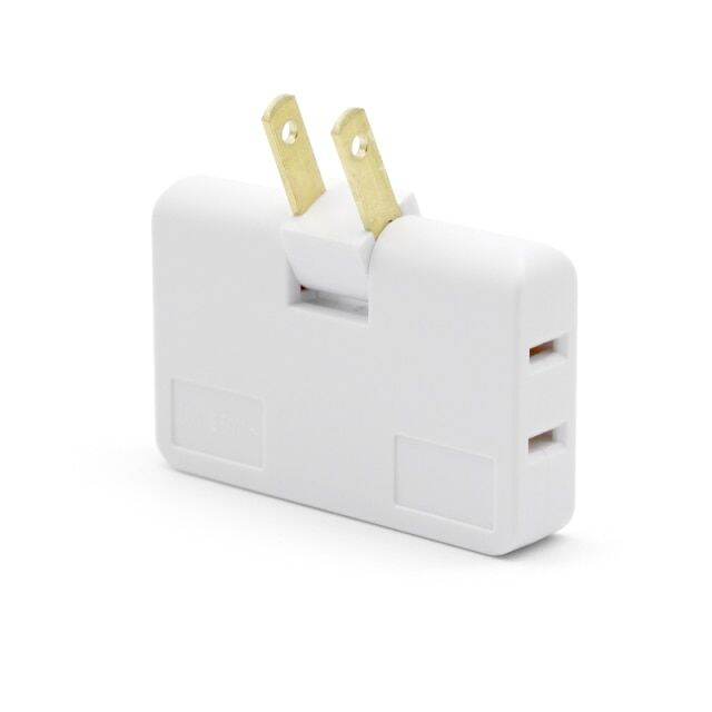 Us 3 In 1 Extension Plug Electrical Adapter 180 Degree Rotation ...