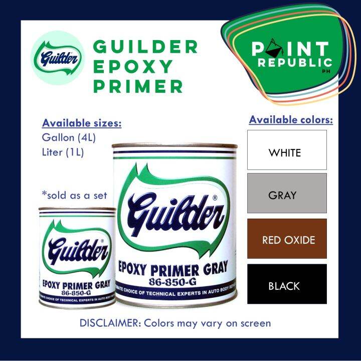 Guilder Epoxy Primer with Catalyst (set) | Lazada PH