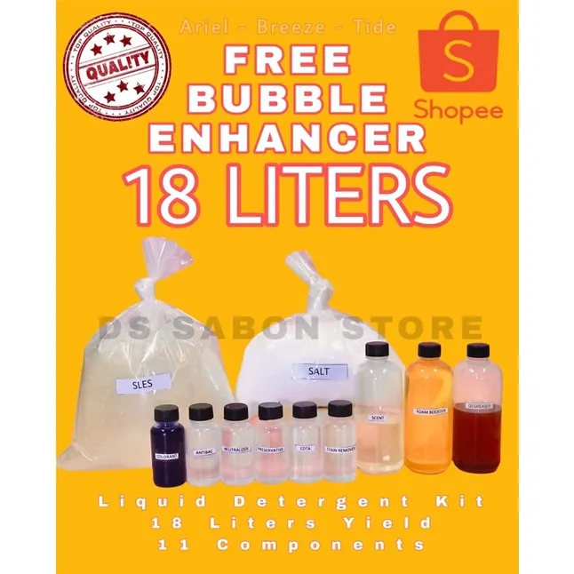 Liquid Detergent Kit DIY 18 Liters Yield durable | Lazada PH