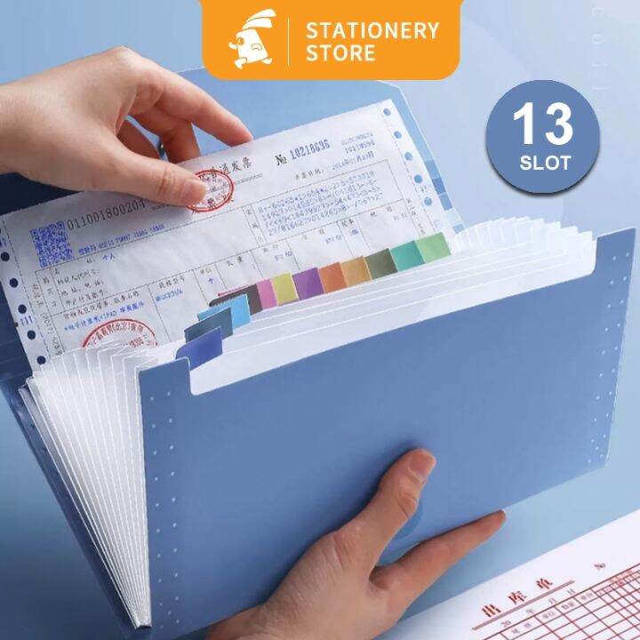 Tas File Handle/Buku Map Berlapis Penyimpanan File Dokumen /Folder ...