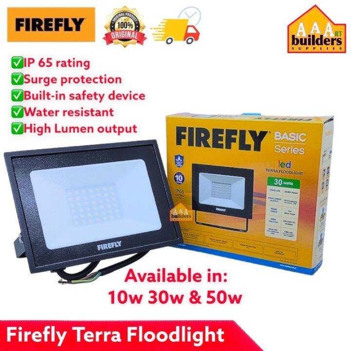 zgso9 Firefly Terra Floodlight 50w 30w 10w IP65 | Lazada PH