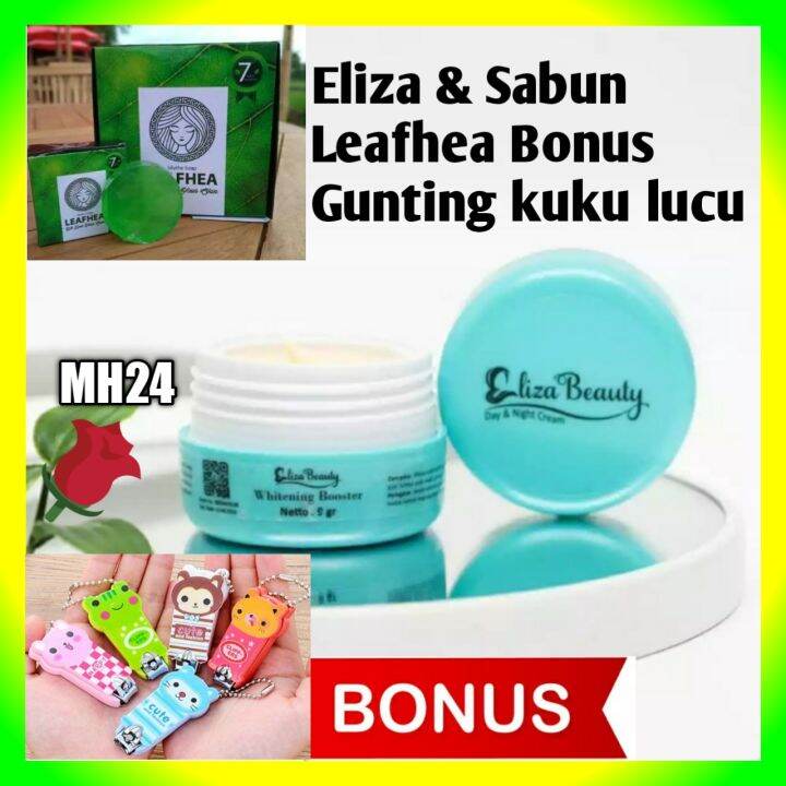 MH-24 Eliza beauty cream plus sabun leafhea / eliza beauty 3 pot ...