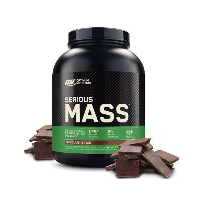 Optimum Nutrition Serious Mass Gainer Protein Chocolate (6lbs) | Lazada PH