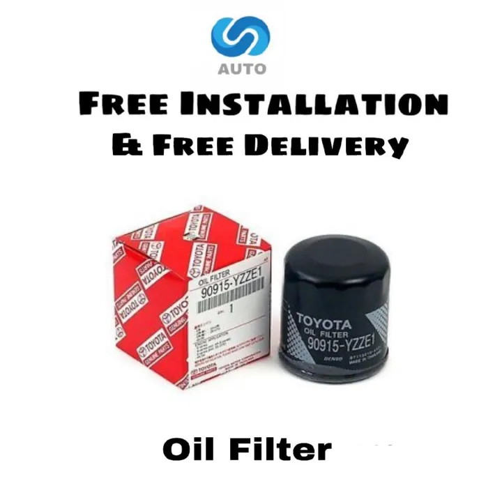 Toyota Oil Filter 90915-YZZE1 Altis Vios Wish ZZE121 ZZE122 ZZE141 ZZE142 NCP42 NCP93 NCP150 ...