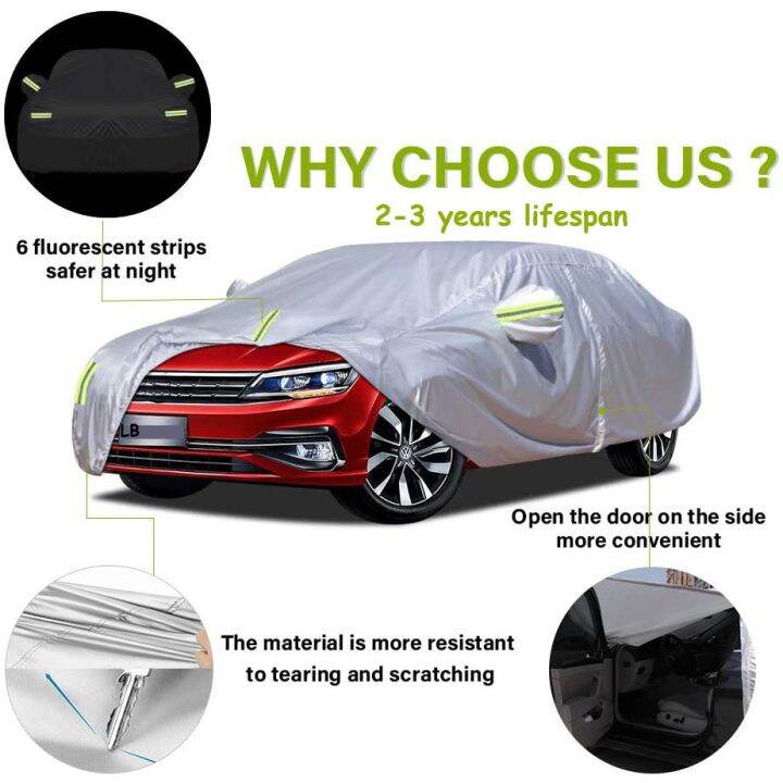 Hyundai Eon Full Car Cover Nanopore High Density Polyester Oxford ...