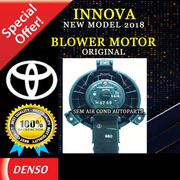 TOYOTA INNOVA 2018-2021 YEAR ORIGINAL DENSO ND BLOWER MOTOR C/W WHEEL ...