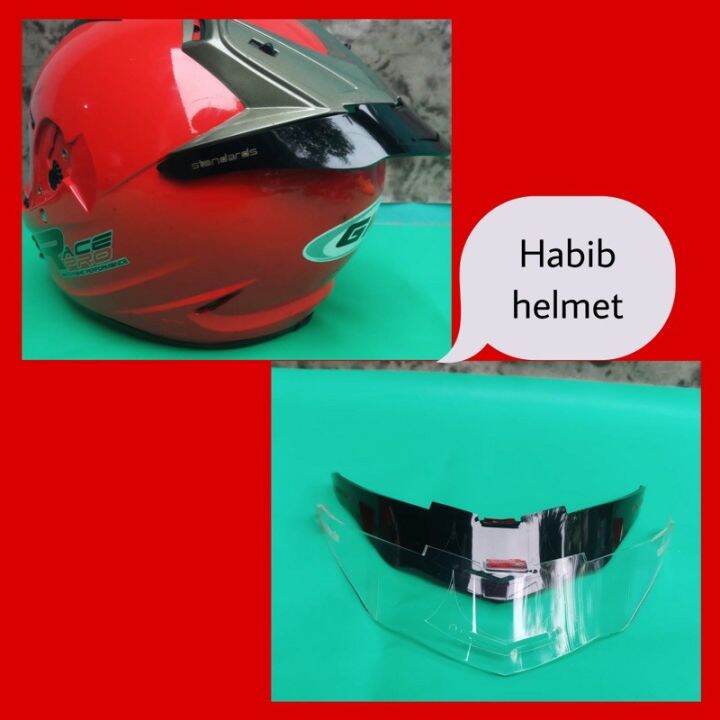 spoiler helm nhk gp prime akrilik 3mm | Lazada Indonesia
