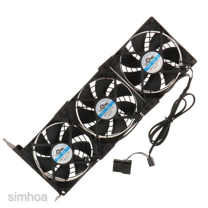 Universal GPU Triple Fans Partner VGA PCI Express Graphics Card Cooling ...