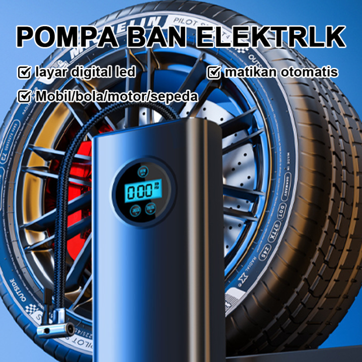 Pompa Ban motor dan mobil electric portable Electric Mobil Tampilan ...