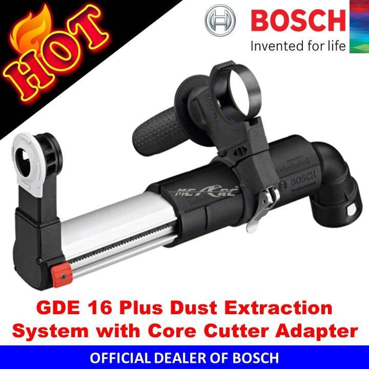 Bosch GDE 16 Plus Dust Extraction System with Core Cutter Adpater ...