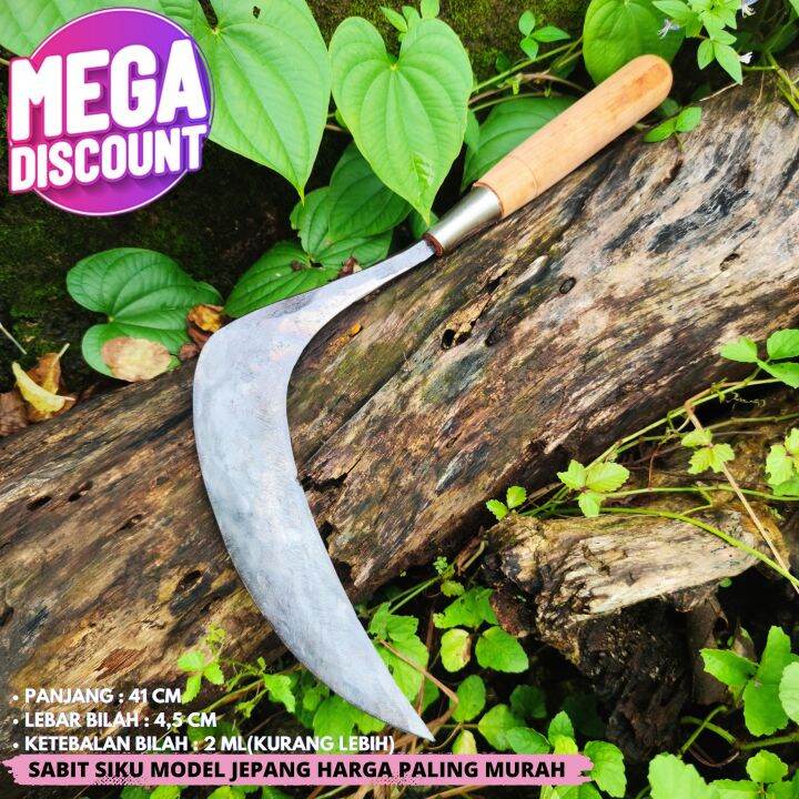 Sabit Khas Jepang Bentuk Bilah Siku Pencari Rumput Dan Panen Padi ...