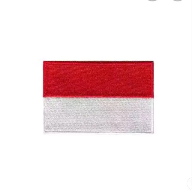 [GROSIR] Logo bendera merah Putih Logo Sekolah SD SMP SMA Badge bordir ...