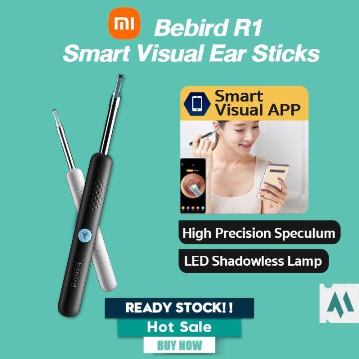 LA Bebird R1 Visual Ear Pick Endoscope HD Ear Cleaner Precision Mini ...