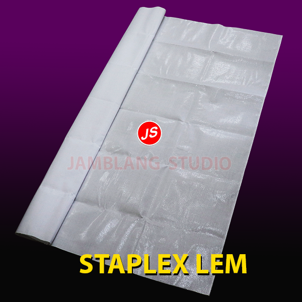 Kain keras staplex atau stapleks lem [ 0.5 meter ] | Lazada Indonesia