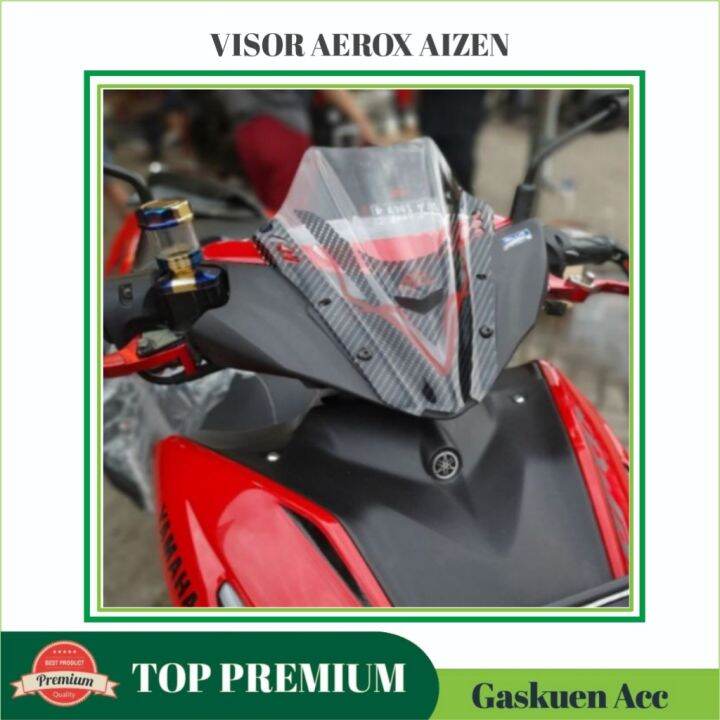 Visor Windshield Aerox 155 Old dan Aerox Connected 2021 2022 Carbon ...