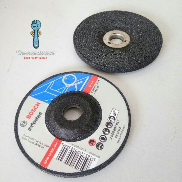 【4”】Bosch Metal Grider Dics 100mm x 6 x 16mm | Mata Gosok Besi 6 x 16mm ...