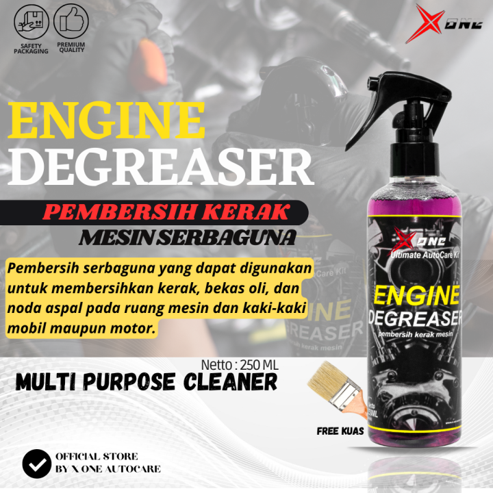 Pembersih Kerak Mesin Engine Degreaser X ONE Premium Pembersih Kerak Dan Oli Mesin 250ML ...