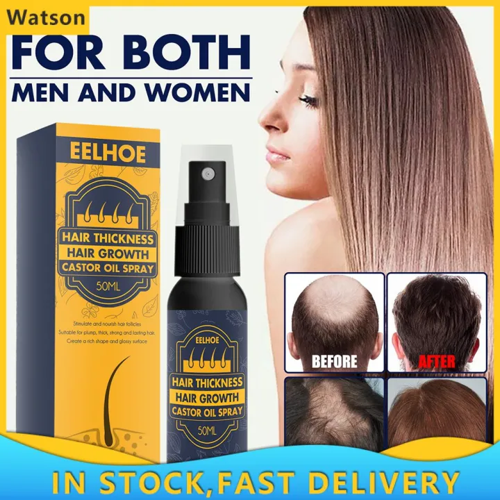 Watson Eelhoe 50ml Castor Oil Hair Growth Spray Nutrient Hair Anti Hair