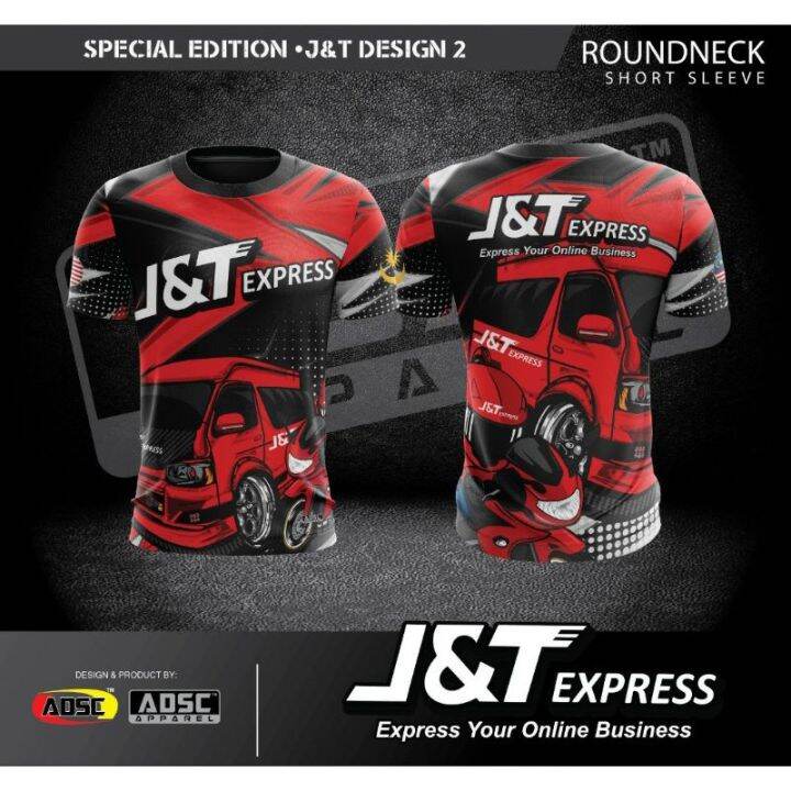Jnt T-shirt/baju J&t Full Sublimation 2023 New T-shirt | Lazada.co.th