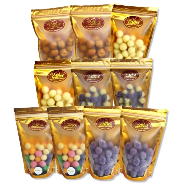 Eden's Pastillas Bundle of 10 Set B (2 Toasted,2 Classic,2 Ube Cheese,2 ...