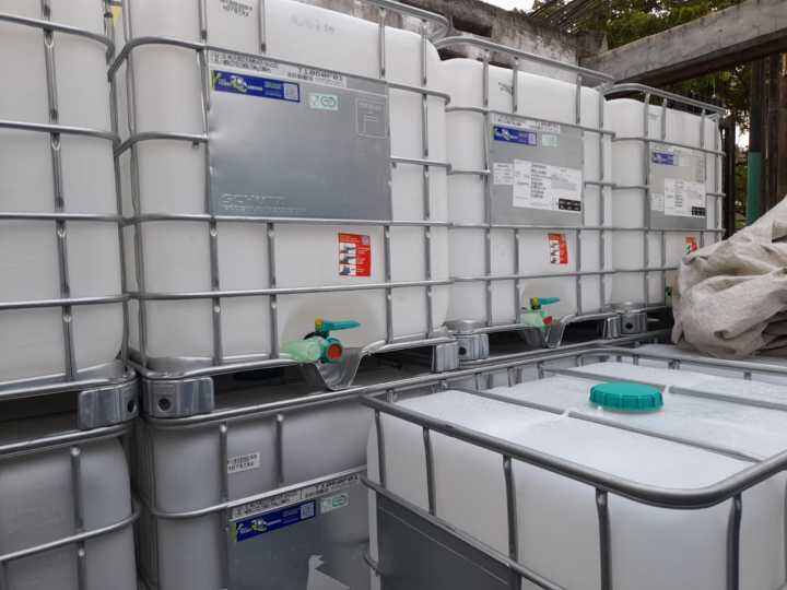 Tandon Air 1000 Liter / Kempu IBC / Tempat Penampungan Air / IBC Tank ...