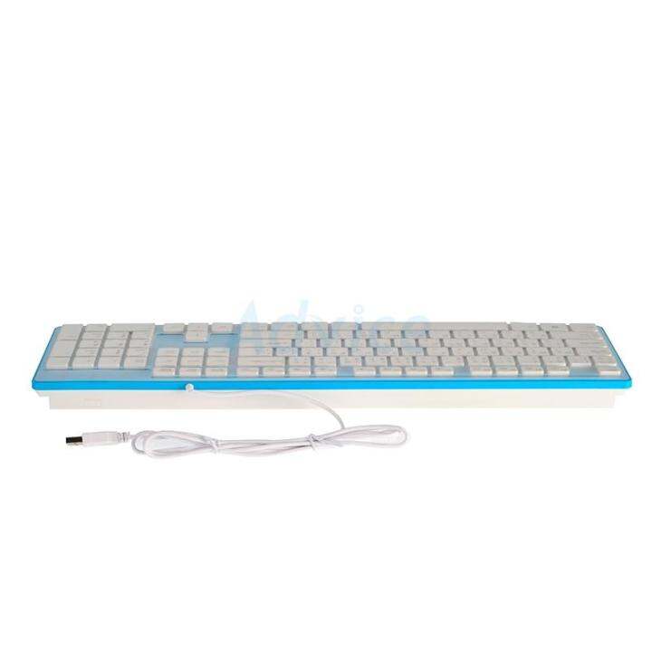K/B USB OKER (KB-518) Blue | Lazada.co.th