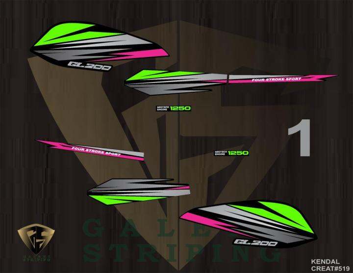 STICKER STRIPING DECAL GL PRO MAX 200 GRAFIS 01 | Lazada Indonesia