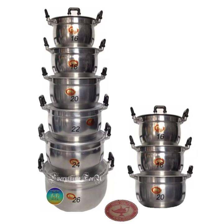 Periuk set / periuk telinga / periuk thailand / periuk jenama aladin ...