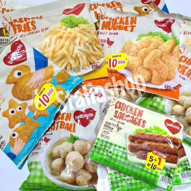 PROMO Paket Hemat Belfoods Kentang Sosis Nugget Bakso Ayam | Lazada ...
