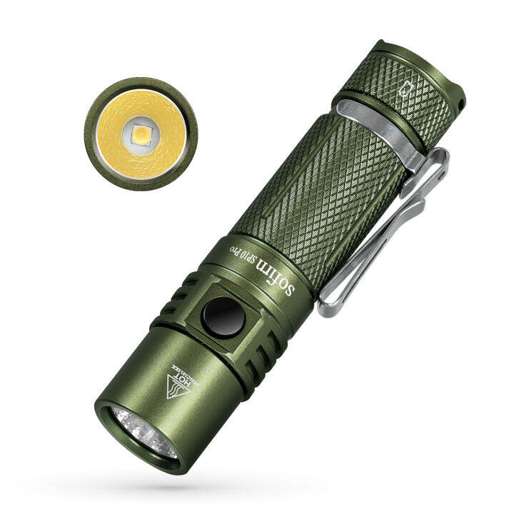 Sofirn SP10 Pro Mini ไฟฉาย LED LH351D 900lm แบบพกพา14500 AA ไฟฉาย EDC ...