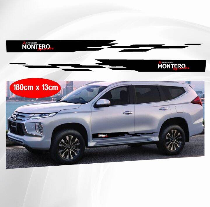 Montero Sports Body Sticker Mitsubishi Montero Side Decals Cut Out ...