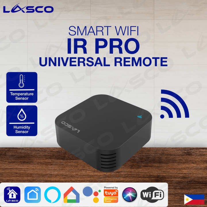 LASCO WIFI SMART IR Pro Version 2 Universal Remote Control with Temperature and Humidity Sensor ...