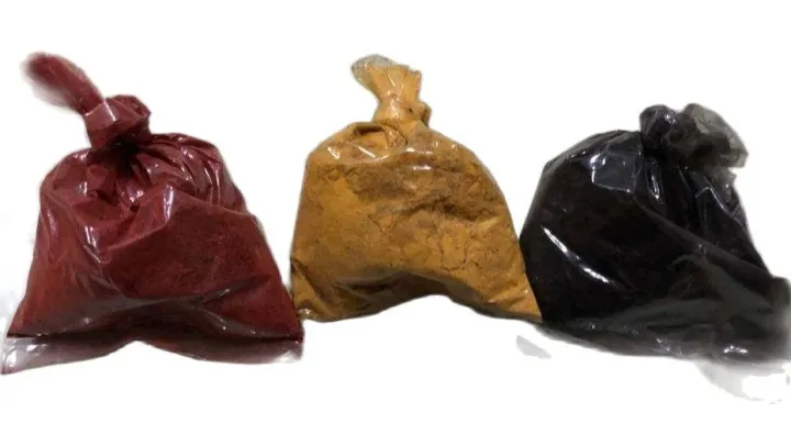 Oker Pewarna // Oker Kayu // Cat Pewarna Hitam Merah Kuning (50g ...