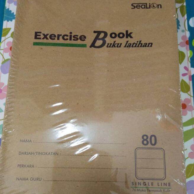Execise Book single line 80pcs/10 buku per pkg | Lazada